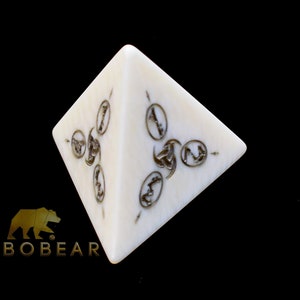 Viking Medieval Bone Dice-dnd D and D Dice Set-dungeons & Dragons Dice ...