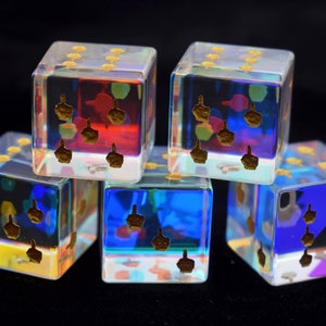 Dnd D and D D6 Dice Set-middle Finger Pips D6s-6 Side Dice-engraved ...