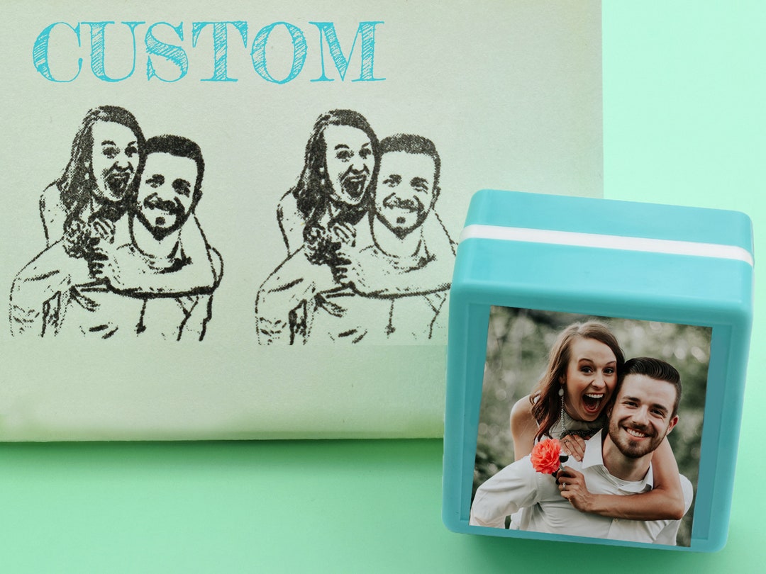 Custom Face Stamp-portrait Stamps-custom Logo Stamper-photo Stamp ...