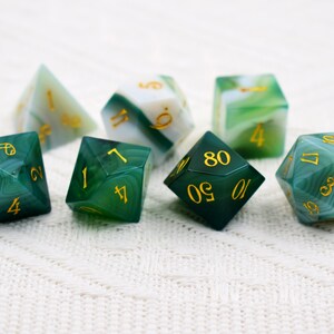 Custom Dice-custom Dnd D and D Dice Set-custom D20-add Initials or ...