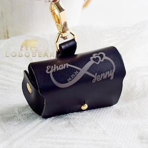 Personalised Leather Ring Box-dog Proposal Engagement Ring Box-ring ...