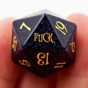 CLEARANCE Sale-1 Piece Blue Sandstone F*CK YEET D20 Die-critical ...