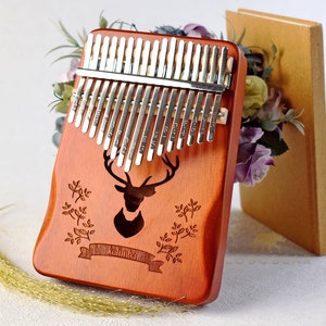 Kalimba-custom Engraved Finger Piano-17-key Kalimba Beginners-premium ...