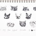 Custom Pet Stamp Self Inking-cat Dog Portrait Pre Inked Stamp ...