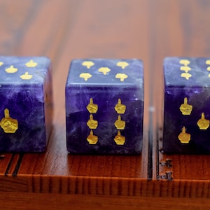 Dnd D and D D6 Dice Set-middle Finger Pips D6s-6 Side Dice-engraved ...