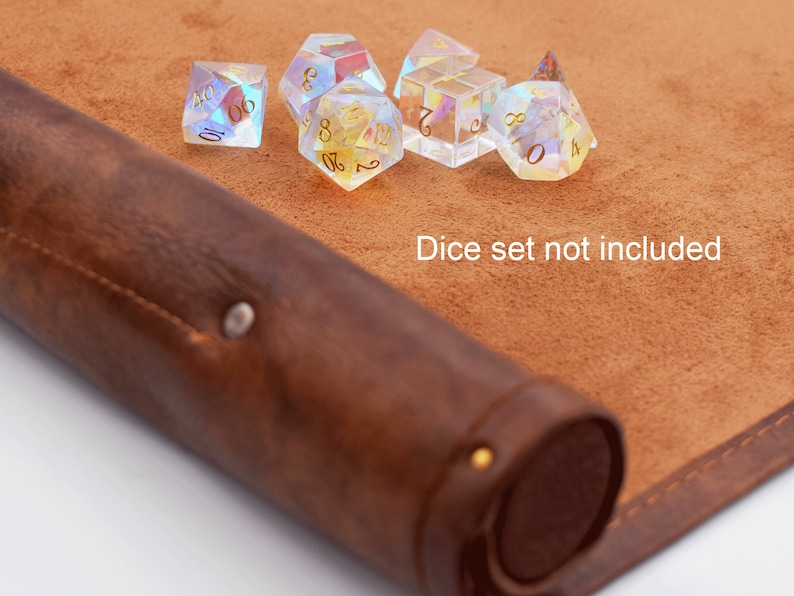 Rolling Mat-dice Roll Mat-dnd D and D Dice Container-scroll of - Etsy