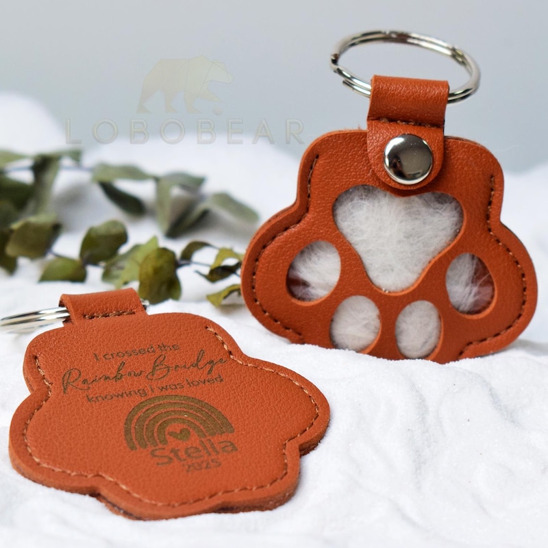 Remembering Dog Key Chain - Etsy