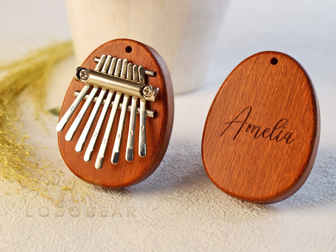 Kalimba-8-key Thumb Piano-custom Name Kalimba-portable Finger Piano ...