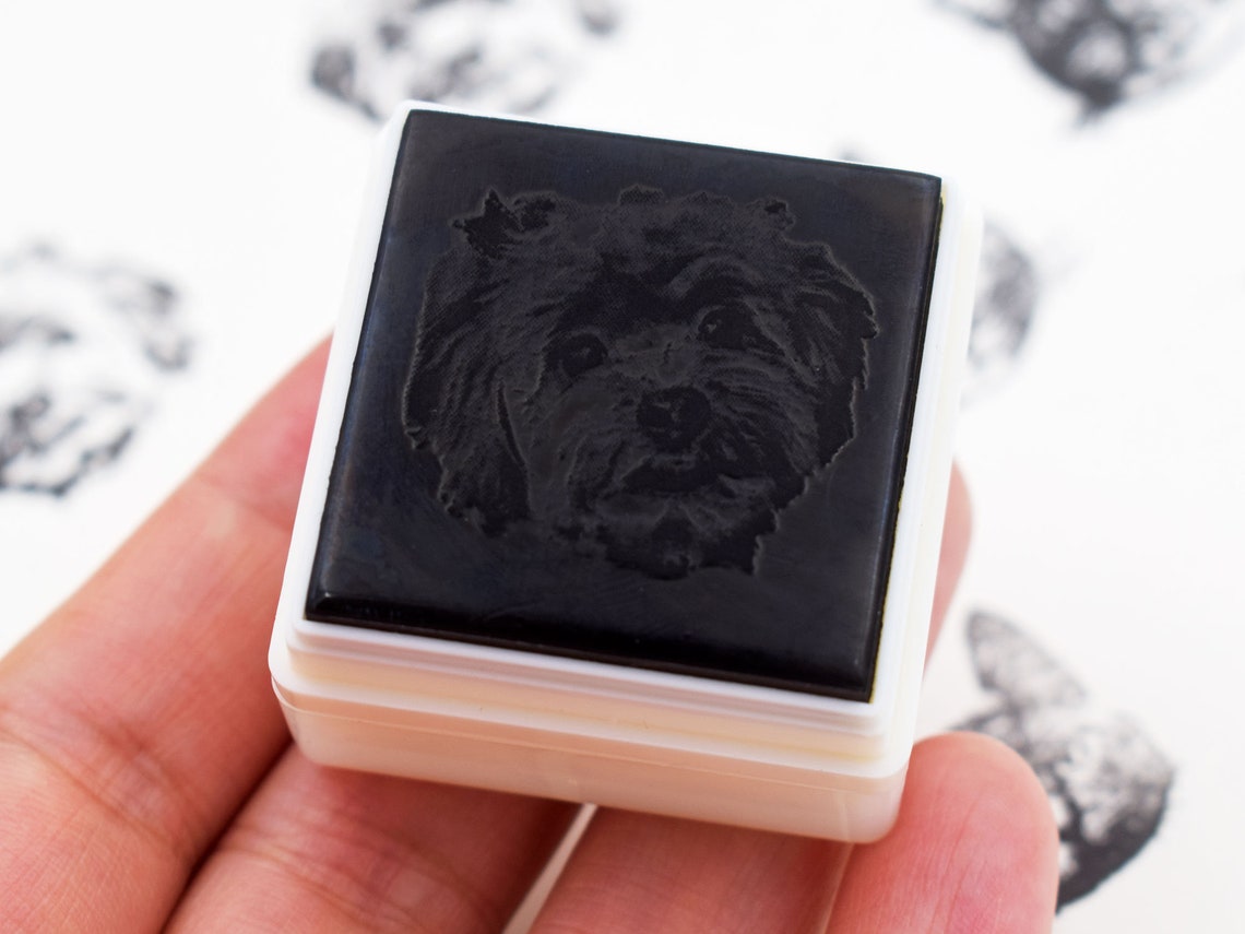 Custom Pet Stamp Self Inking-cat Dog Portrait Pre Inked - Etsy Custom Pet Stamp Self Inking-cat Dog Portrait Pre Inked - Etsy