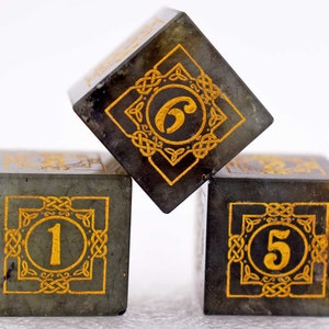 Lapis Lazuli Gemstone D6 Die-stone D6s-dungeons and Dragons D6-gemstone ...