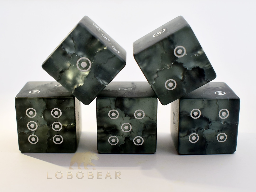 D6 Dice-d6s-dungeons and Dragons D6-yahtzee Dice Set-engraved Pips Dice ...