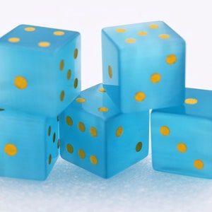 Opalite Pips D6s-d6 Dice-yahtzee Dice-6 Side Dice-engraved Gemstone D6 ...