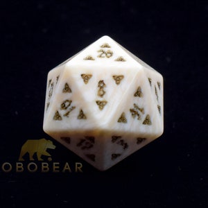 Viking Medieval Bone Dice-dnd D and D Dice Set-dungeons & Dragons Dice ...