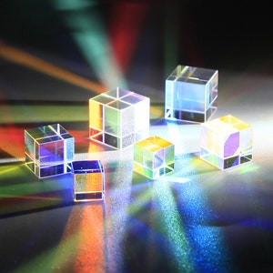 Light Splitting Prism Cube-mixing Color Cube-blank D6-crystal Glass ...