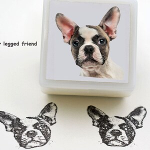 Custom Pet Stamp Self Inking-cat Dog Portrait Pre Inked Stamp ...
