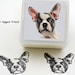 Custom Pet Stamp Self Inking-cat Dog Portrait Pre Inked Stamp ...