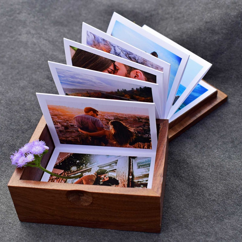 Wood Photo Album Box - Etsy