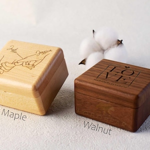 Personalized Music Box-vintage Walnut Wood Music Box-custom Music Box ...