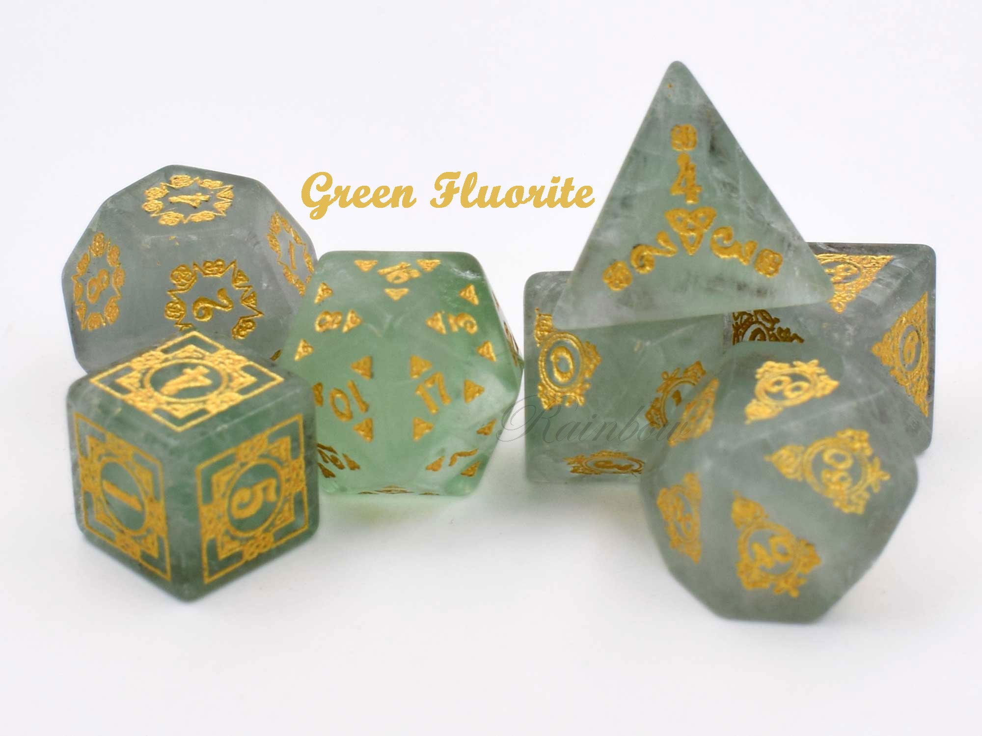 1 FULL Set of Gemstone Dice Set-dungeons & Dragons-dnd D and D - Etsy
