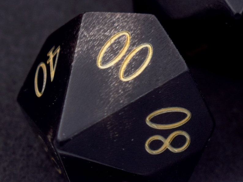 Medieval Horn Dice Set-water Buffalo Horn Dice-polyhedral Dice - Etsy