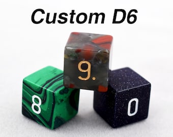 Custom Logo Dice | Etsy