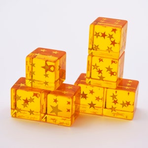 Orange Glasss D6 Dice-gemstone D6 Dice Set-d6s-6 Sided Dice-yahtzee ...