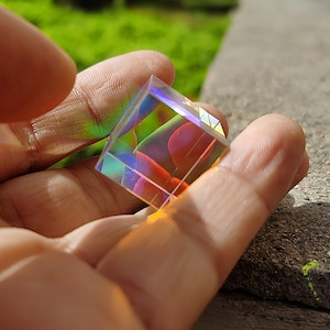 Light Splitting Prism Cube-mixing Color Cube-blank D6-crystal Glass ...