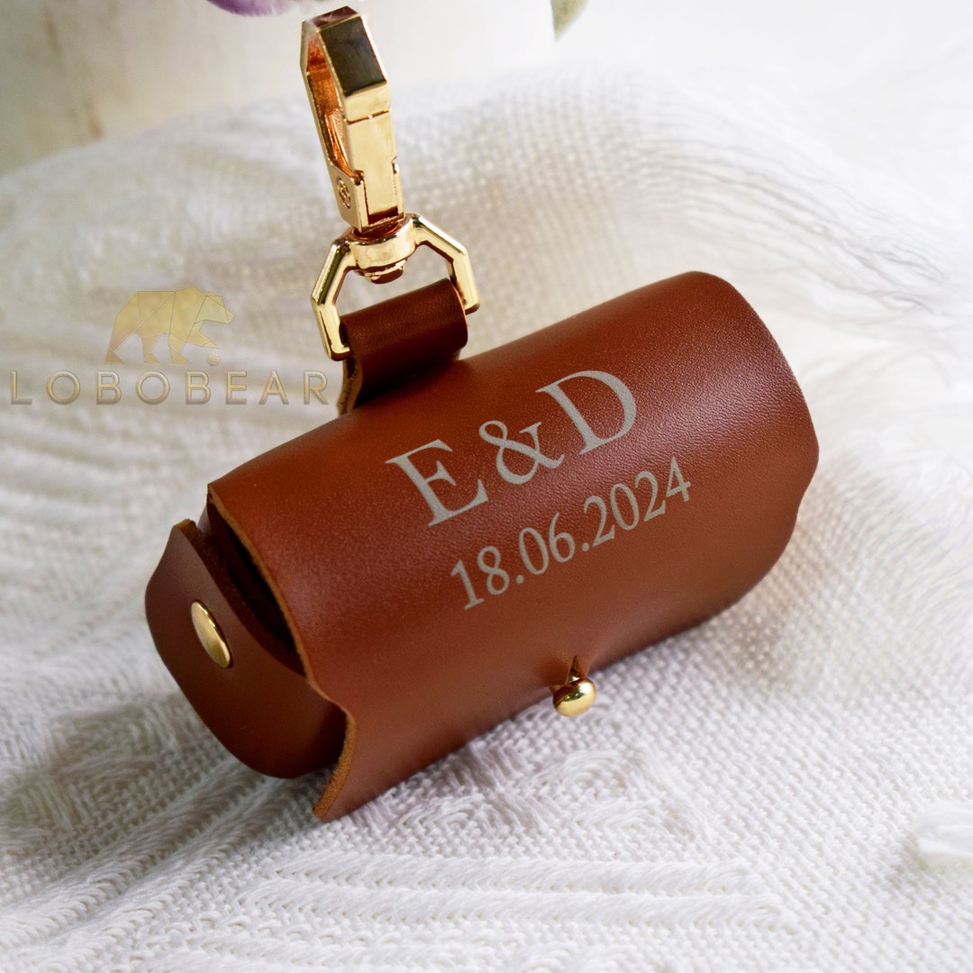 Dog Proposal Engagement Ring Pouch-custom Leather Ring Box-ring Bearer ...