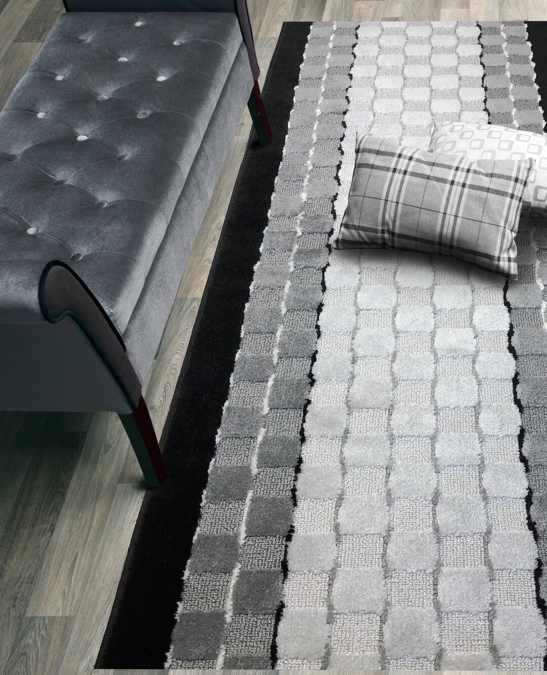 Custom Length Hallway Runner Rug, Slip Resistant, 31 Inch Wide X Your ...