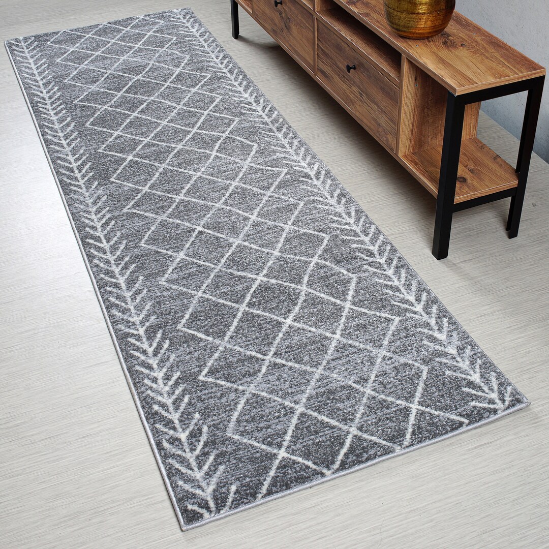 Custom Length Wide Hallway Runner Rug, Extra Thick, 31 Inch Width X ...