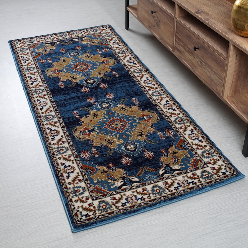 Extra Wide Runner Blue - Etsy