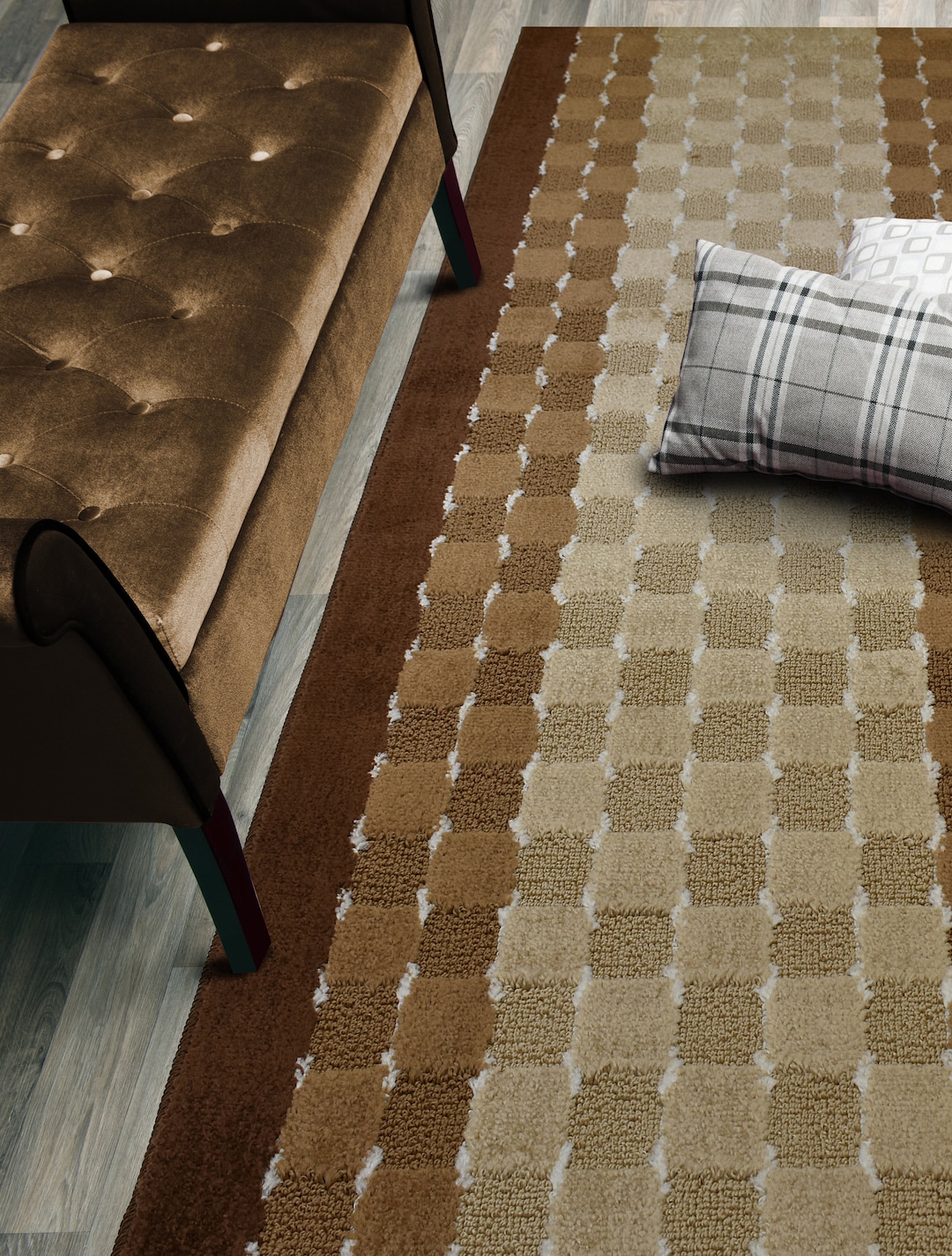 Custom Length Hallway Carpet Runner Rug, Slip Resistant, 26 Inch Wide X ...