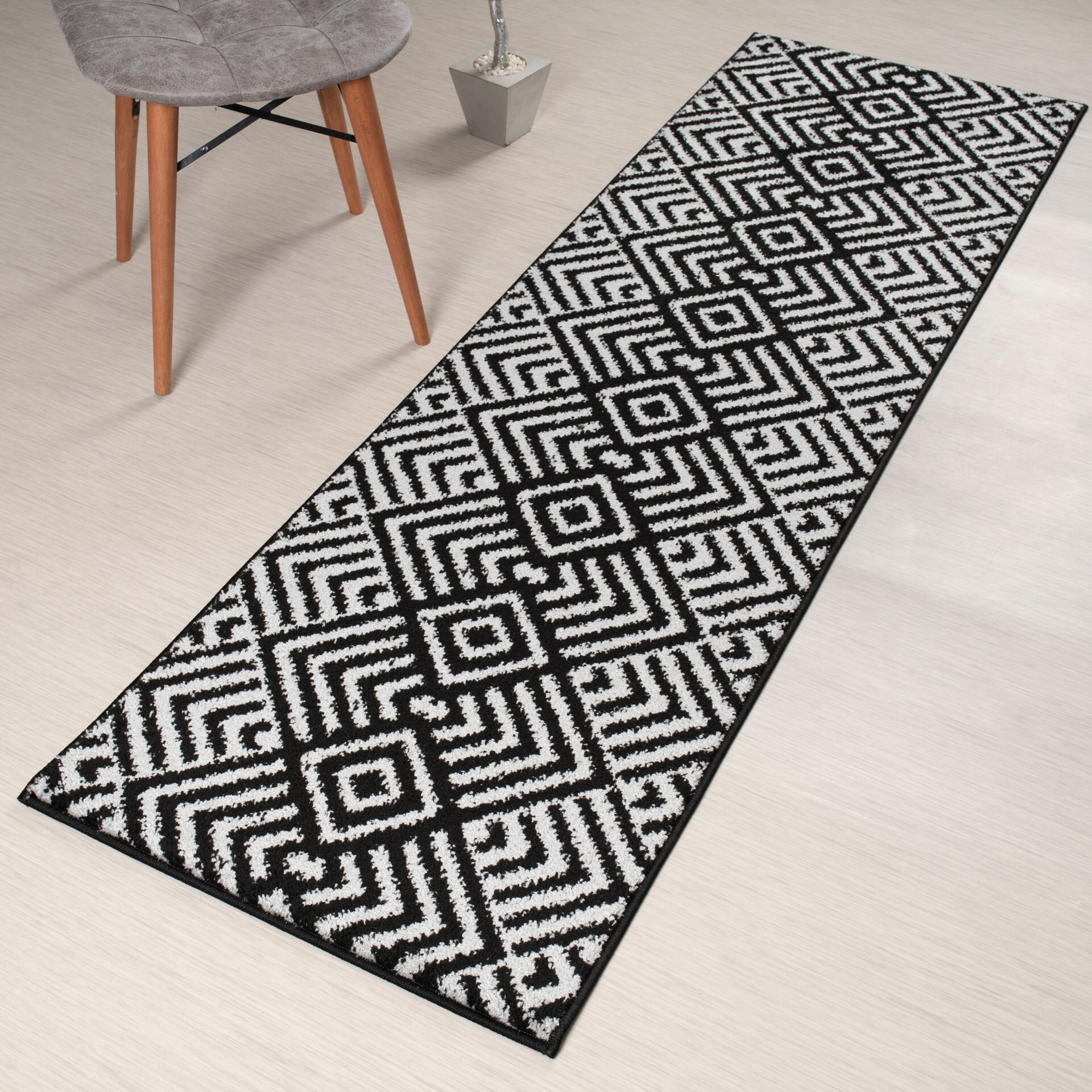 Custom Length Non-slip Washable Runner Rug for Bathroom - Etsy