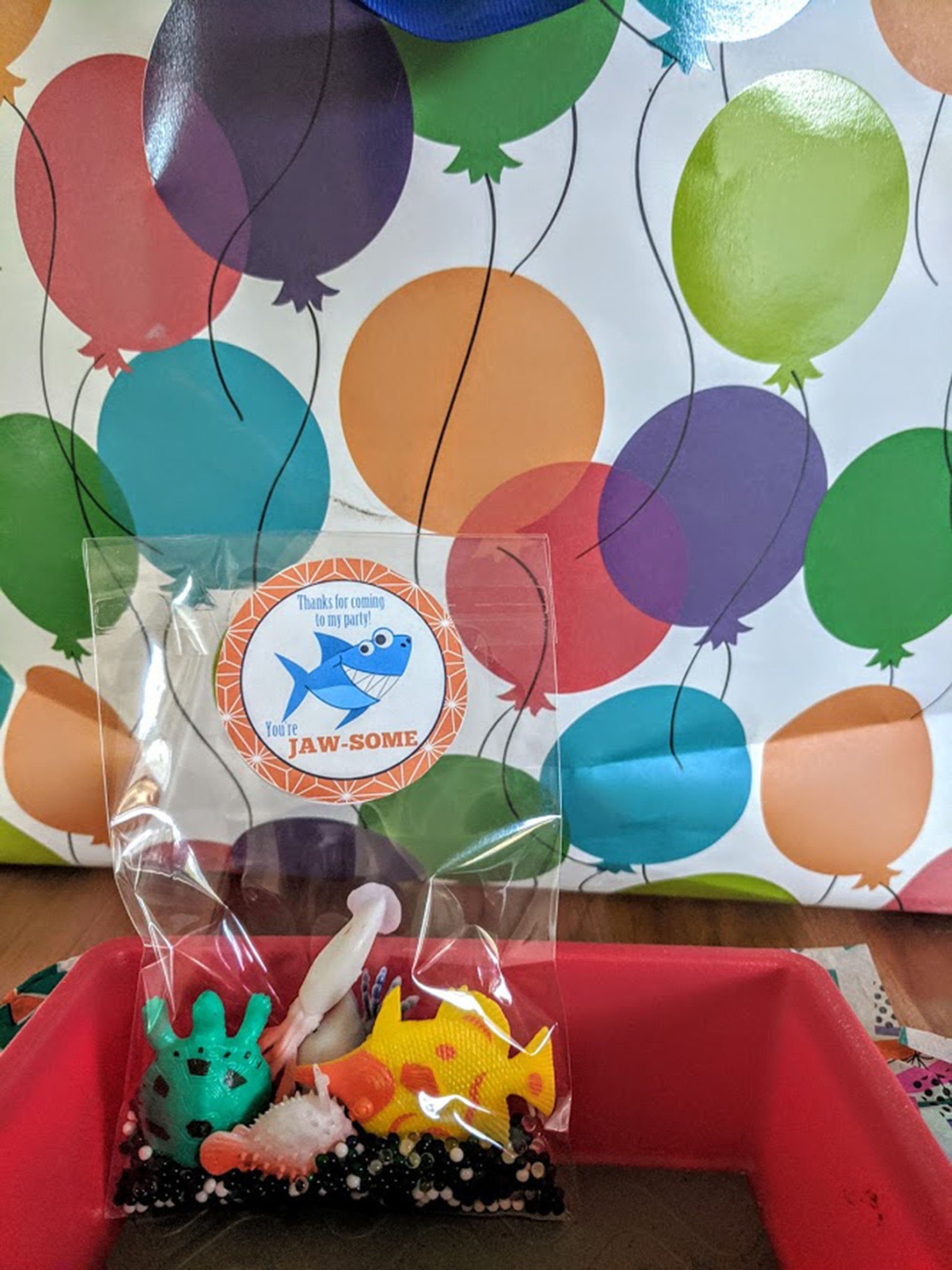 Ocean themed boy Party Favor Boy Birthday Jawsome Ocean | Etsy