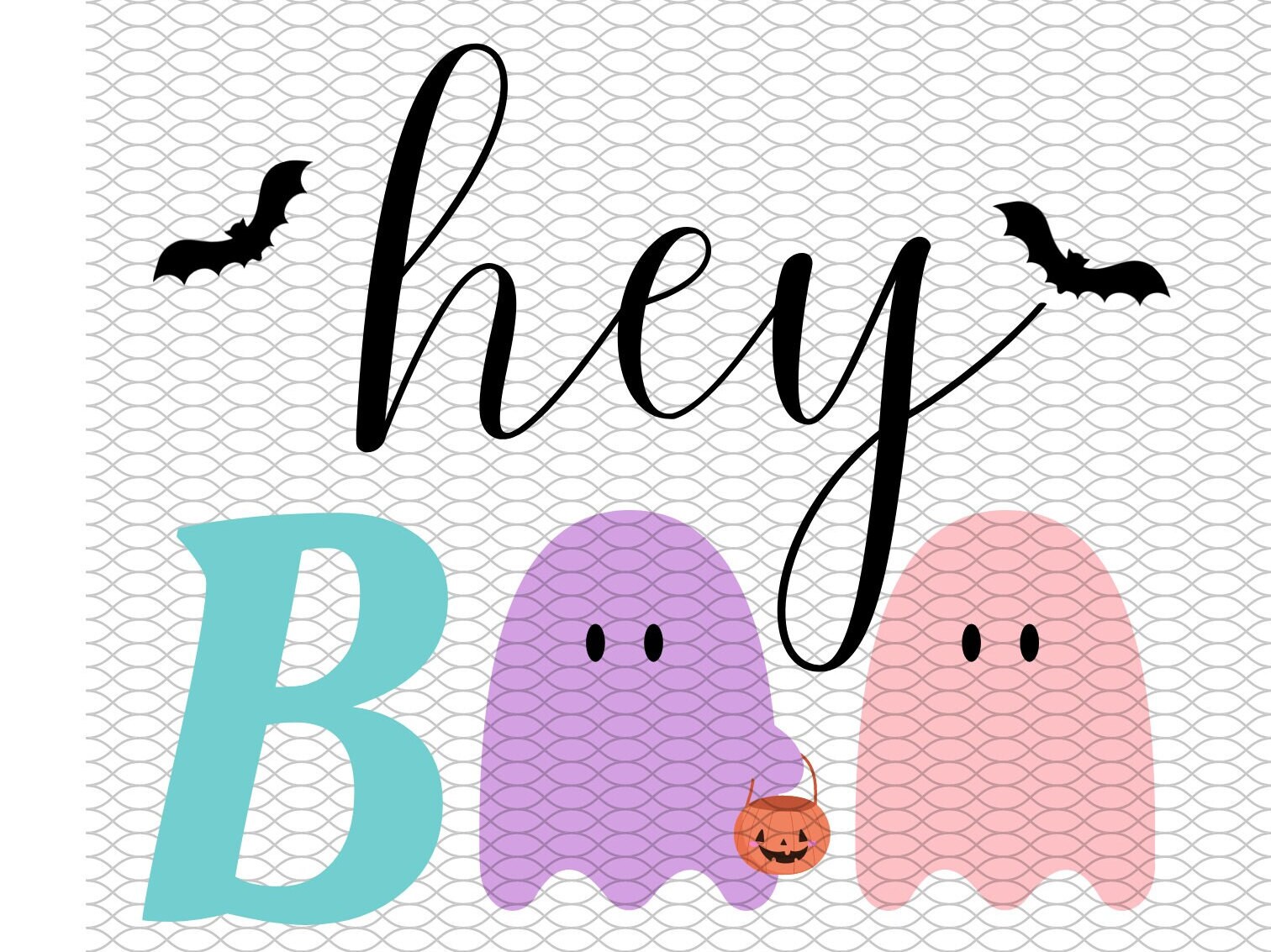 Hey Boo Svg, Hey Boo colores pastel svg, spooky svg, halloween svg ...