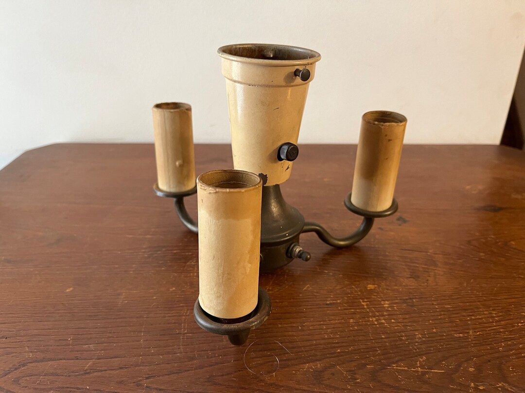 Antique Vintage Floor Lamp Socket Cluster Light Part Etsy