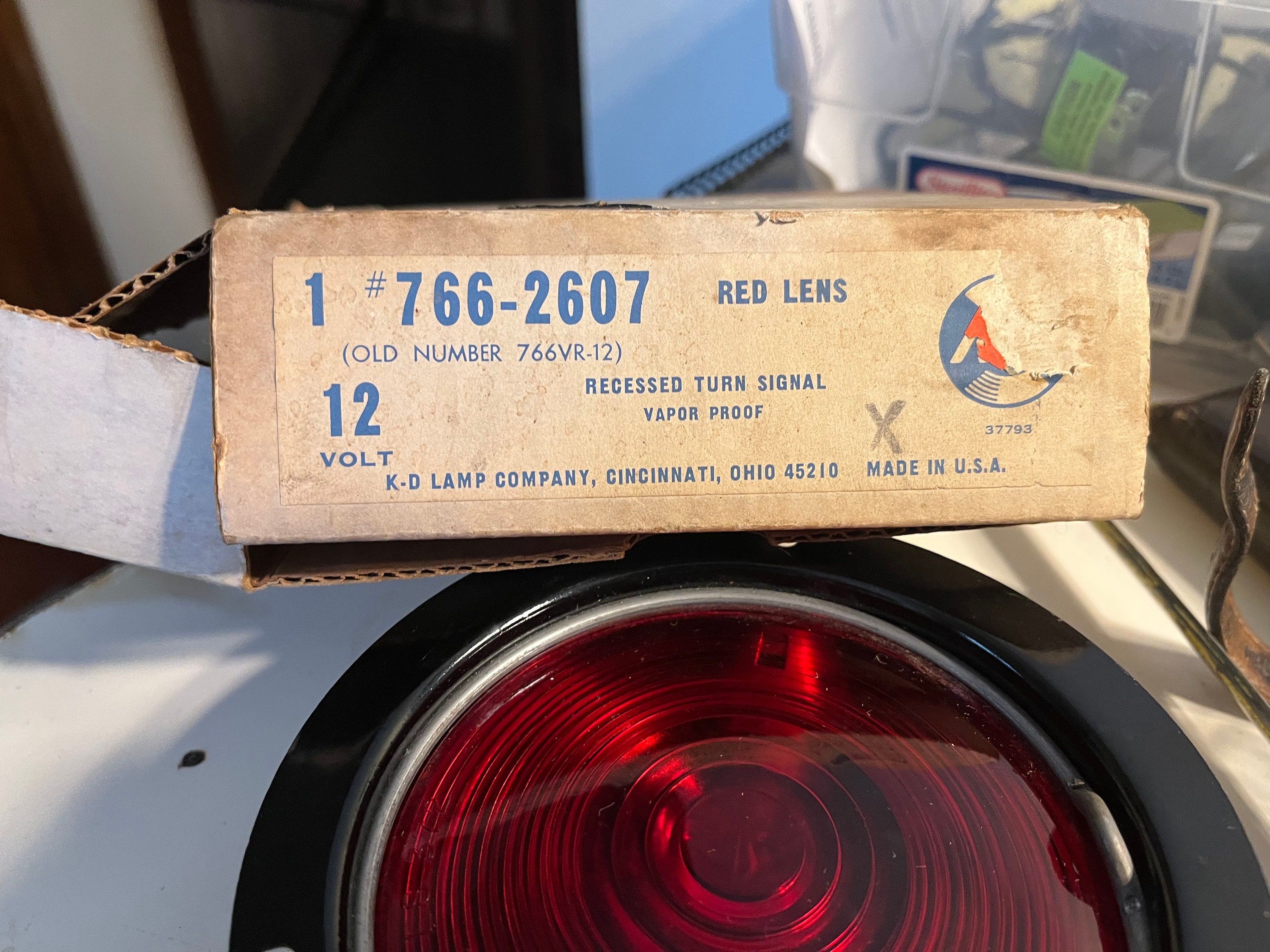 Antique Vintage nos Red Recessed Hot Rod Turn Signal - Etsy