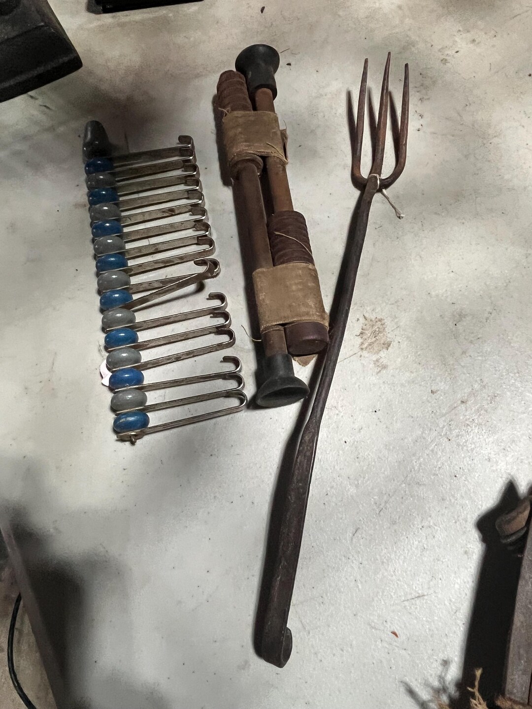 Antique Vintage Lot of Primitive Fork Tools - Etsy