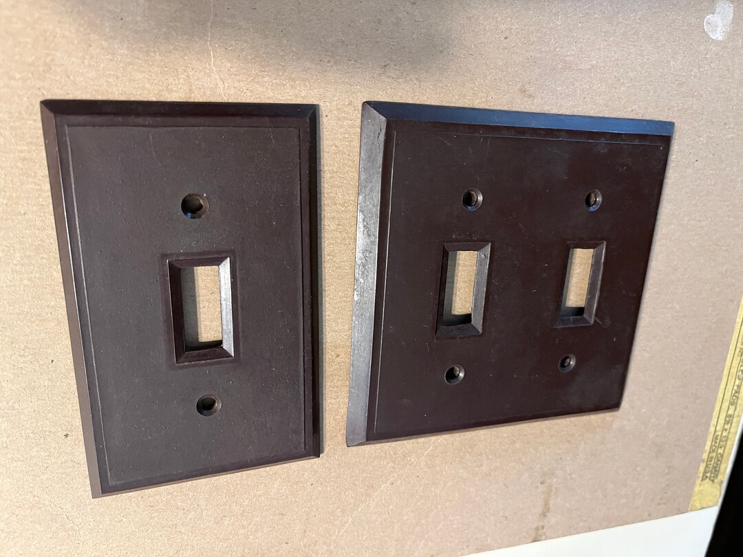 Antique Vintage Lot of 2 Bakelite Made in Usa Light Switch Parts - Etsy