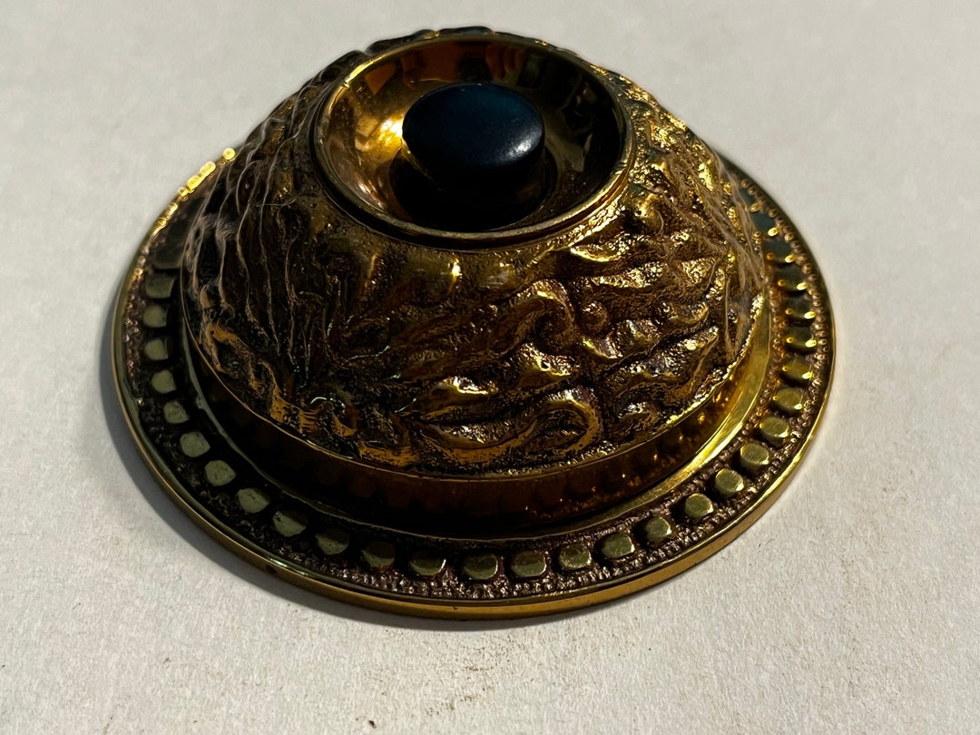 Antique Vintage Brass nos Beaded Ornate Door Bell Doorbell - Etsy