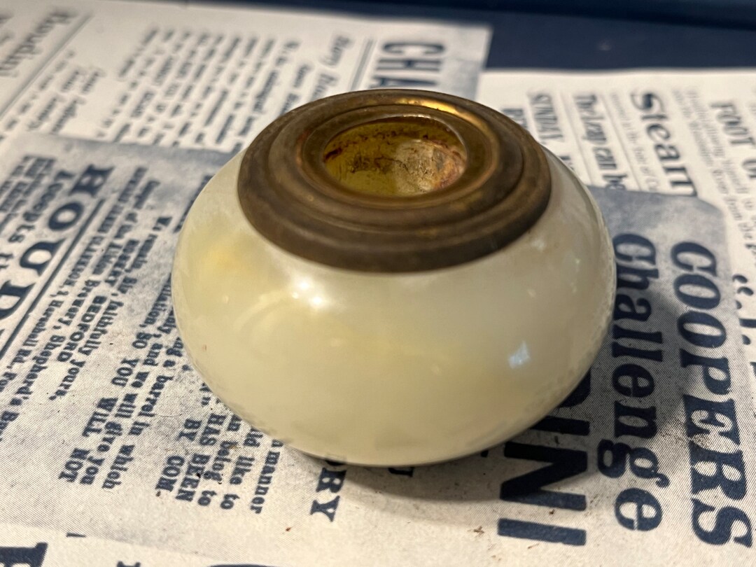 Antique Vintage Houze Glass Lamp Spacer Light Part - Etsy