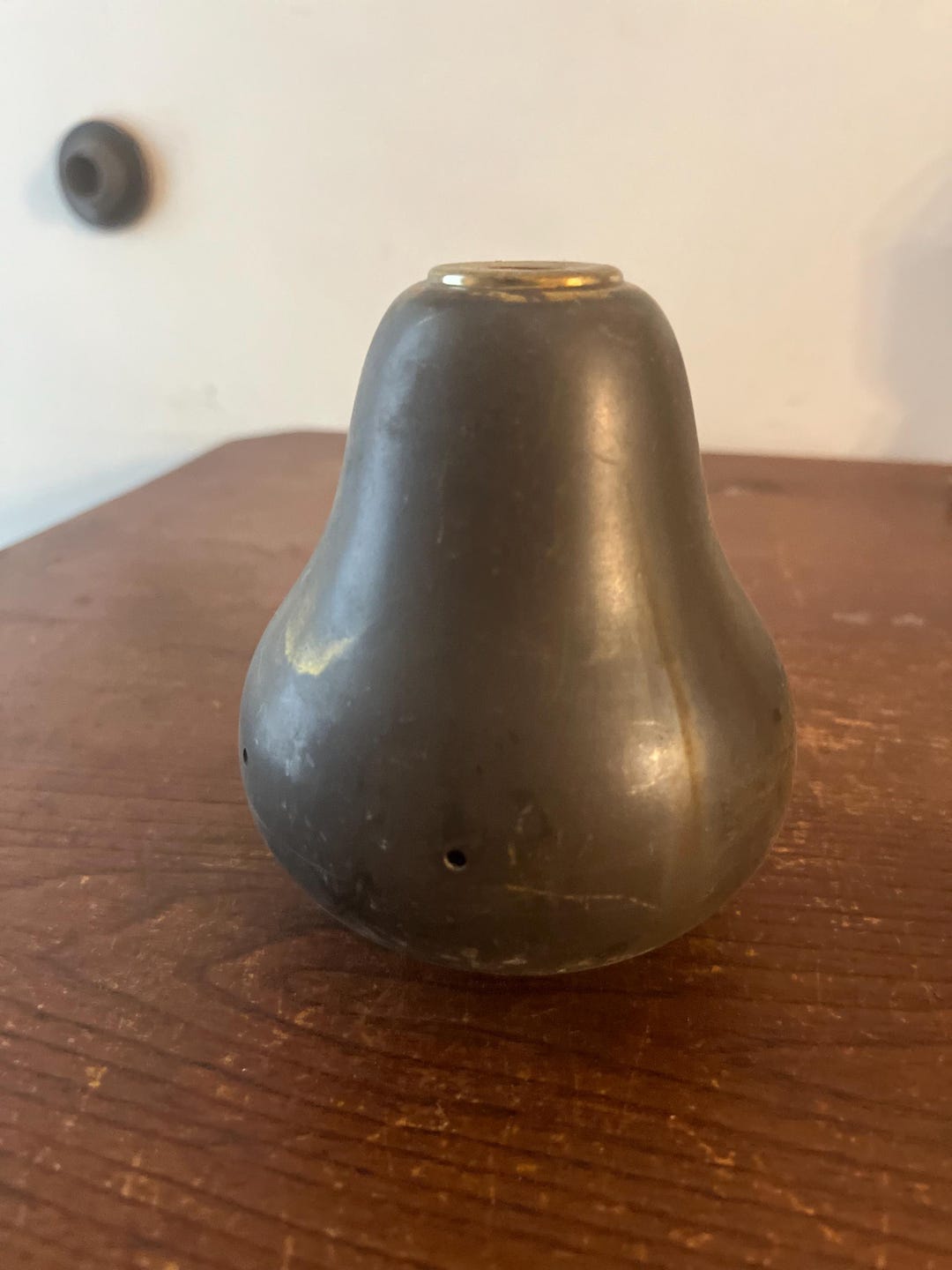 Antique Vintage Brass 4 1/4 Pear Shaped Lamp Spacer Light Fixture Part ...