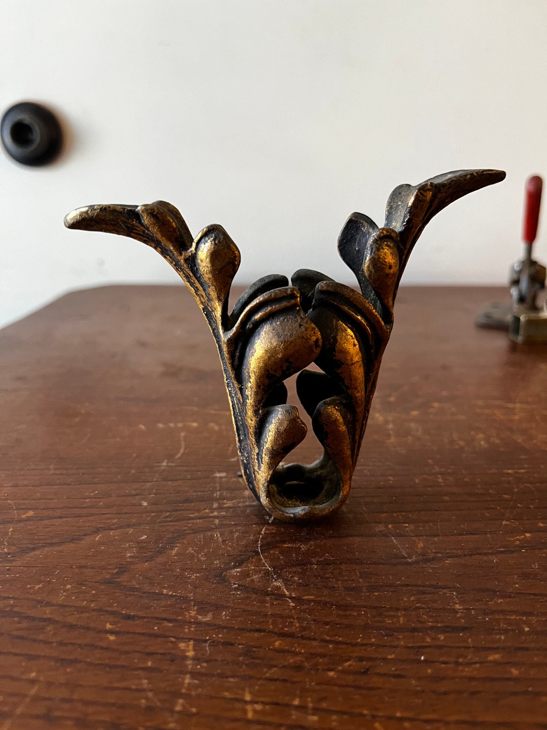 Antique Vintage Heavy Brass Lamp Spacer Light Part - Etsy