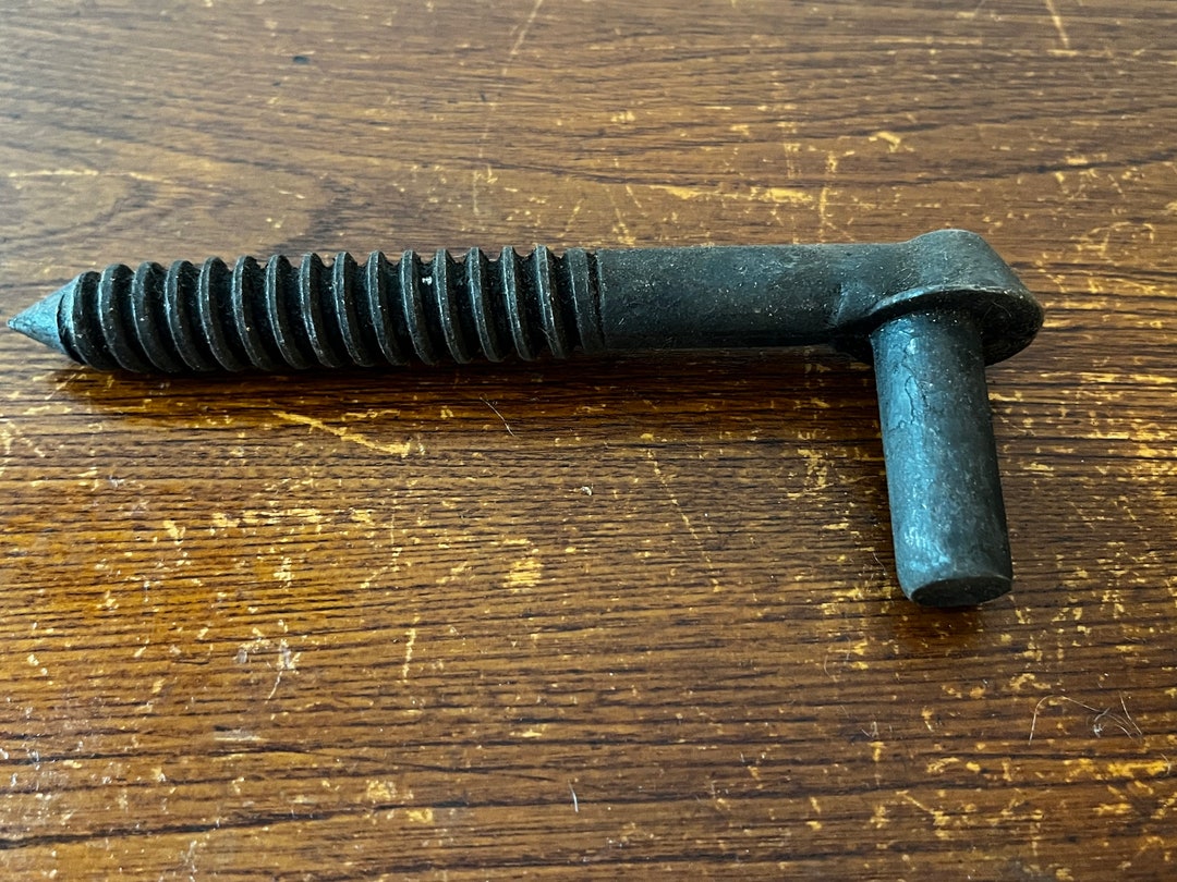 Antique Vintage Large Iron Door Hinge Pintel - Etsy