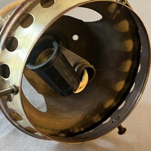 Antique Vintage Welsbach Reflex 1 Gas Light Valve Shade Holder Lamp ...
