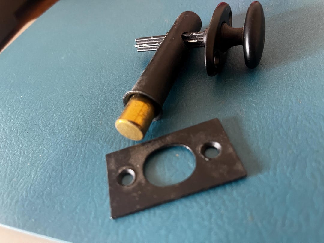 Antique Vintage (nos) Door Thumb Turn Tube Security Lock W/screws - Etsy