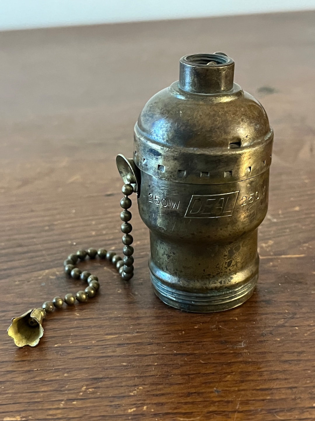 Antique Vintage Ideal Fat Boy Pull Chain Lamp Socket Light - Etsy