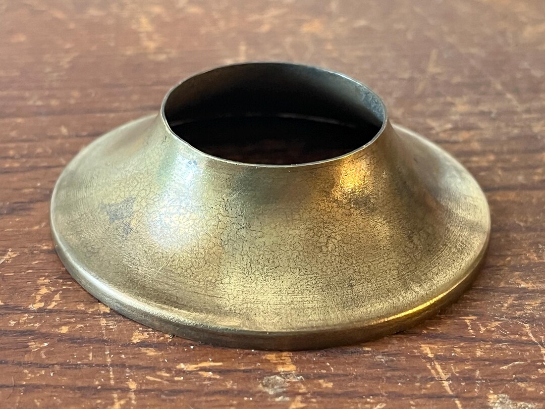 Antique Vintage Brass Oil Lamp Font Collar Light Part - Etsy