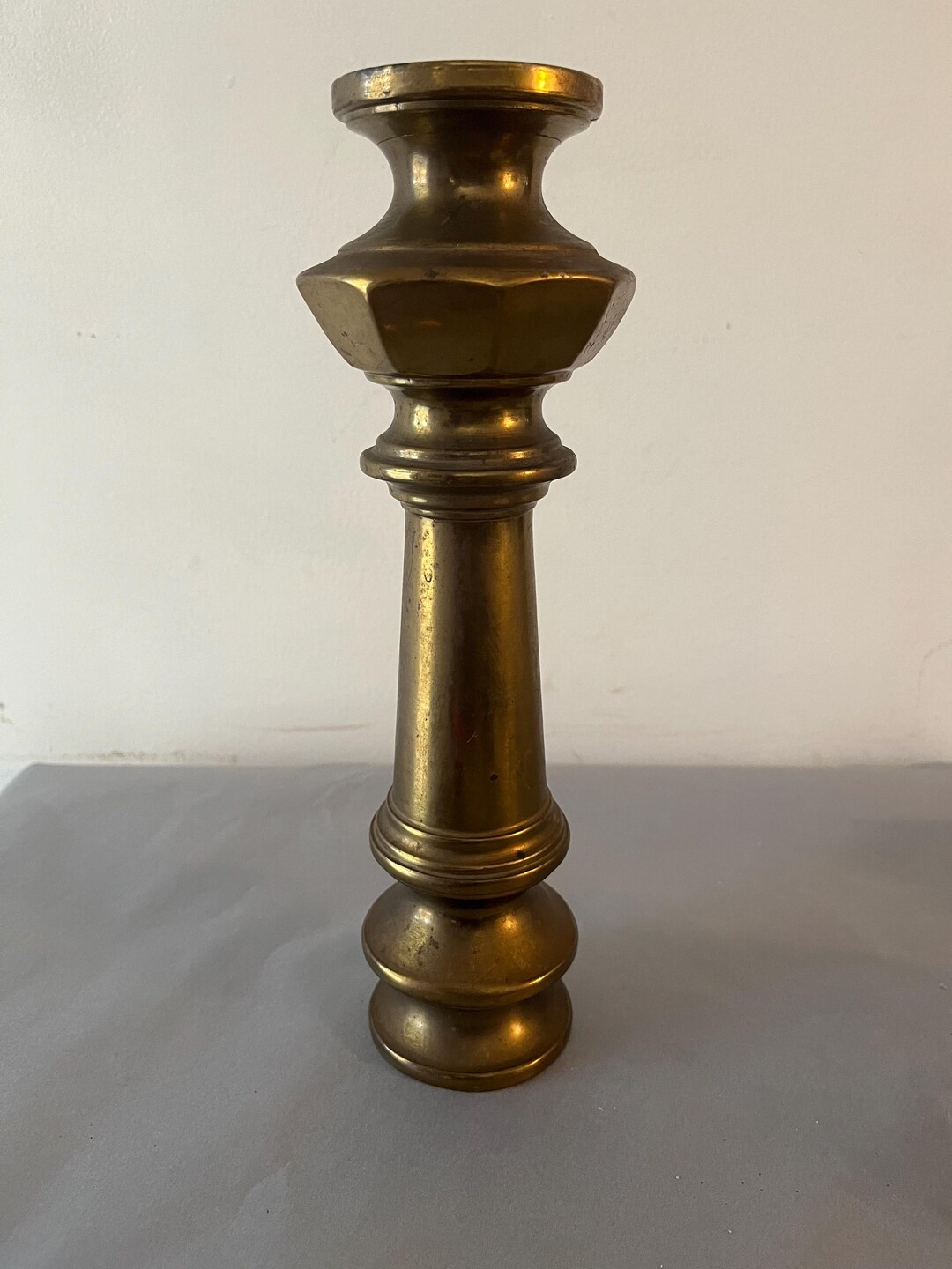 Antique Vintage Falcon Stien 10 3/4" Tall Heavy Cast Metal Lamp Neck ...
