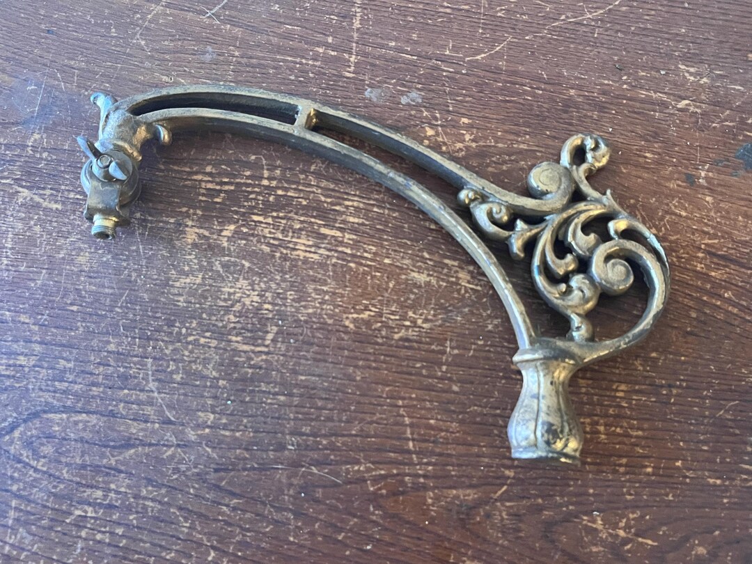 Antique Vintage Cast Iron Floor Lamp Arm Light Part - Etsy
